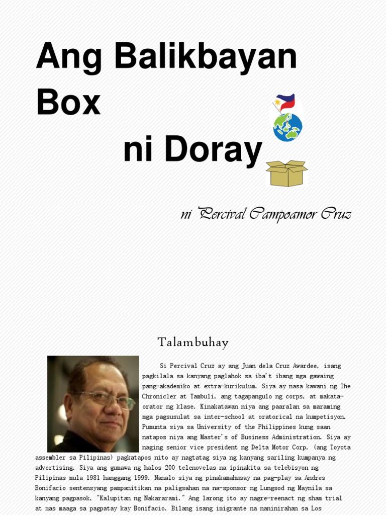 Ang Balikbayan Box | PDF