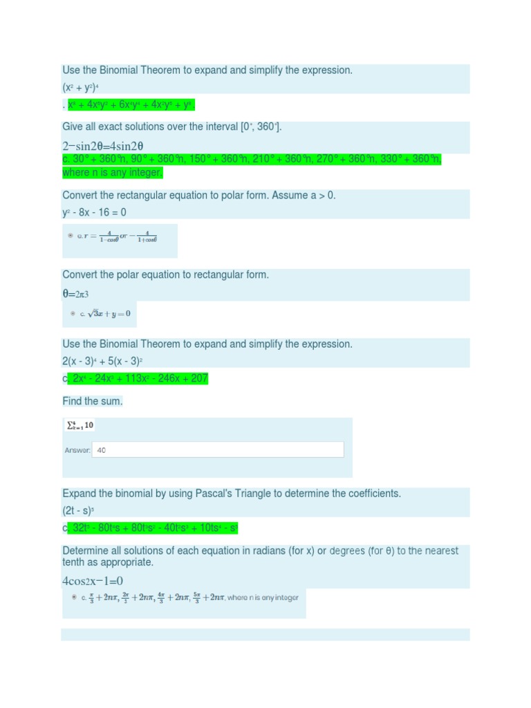 Precal Source Week 11-20 GR 11 | PDF | Trigonometric Functions | Sine