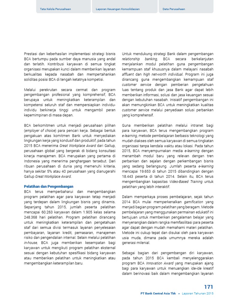 BCA Strategy | PDF | Bisnis