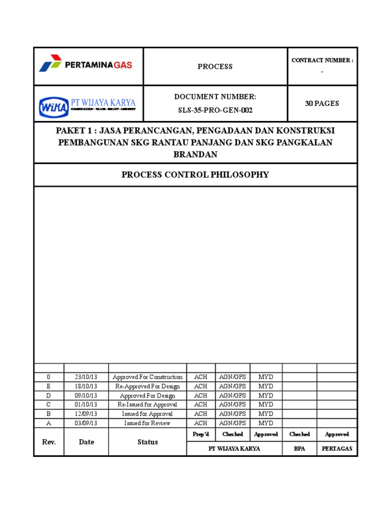 Process Control Philosophy | Download Free PDF | Instrumentation ...