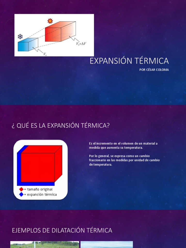 Expansión térmica y sus aplicaciones | PDF | Expansión térmica | Mecánica