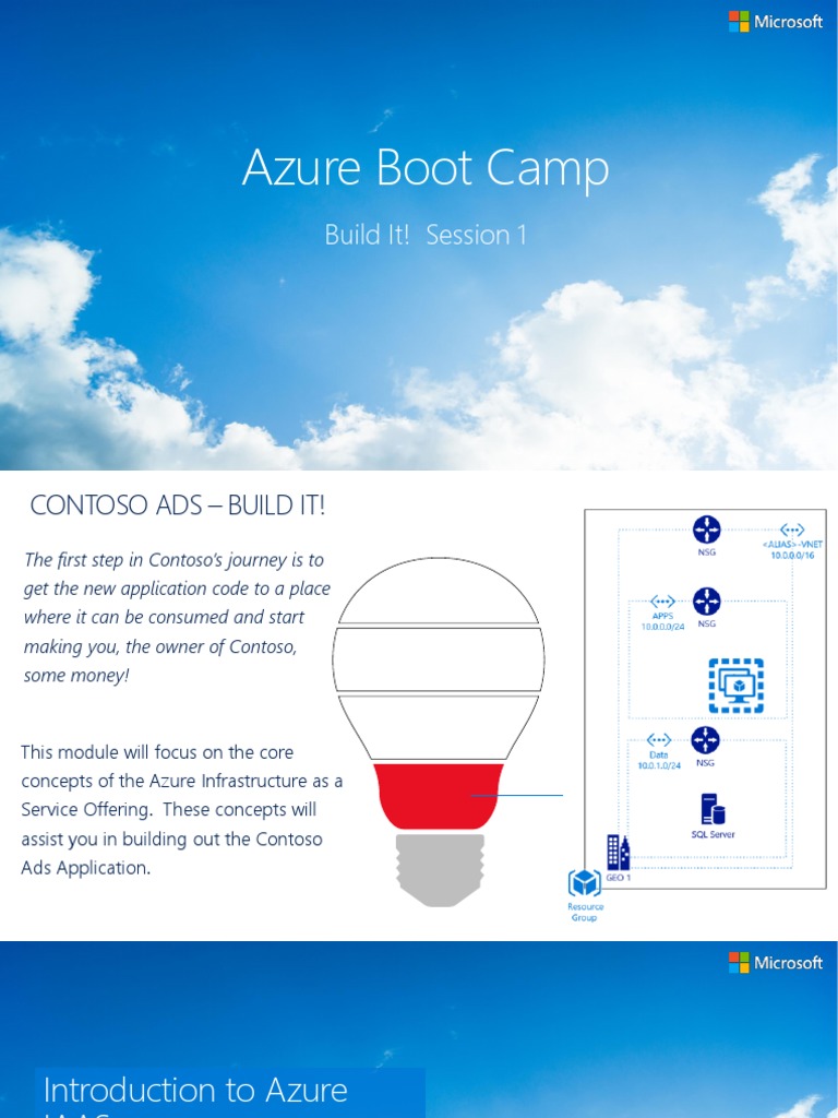 3 Build It - Introduction To IaaS | PDF | Microsoft Azure | Cloud Computing