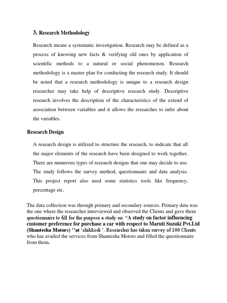 Research Methodology | PDF | Survey Methodology | Research Design