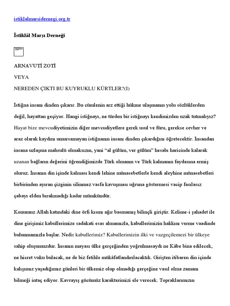 Arnavuti Zoti | PDF