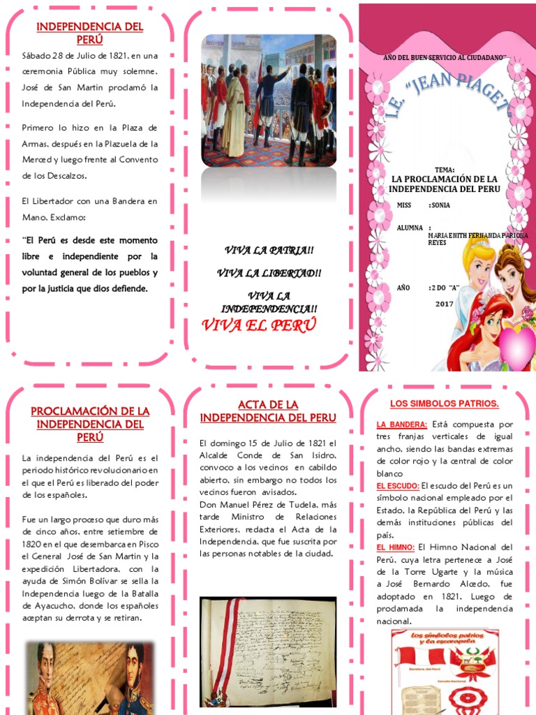 Triptico Del Peru | PDF | Perú | América del Sur