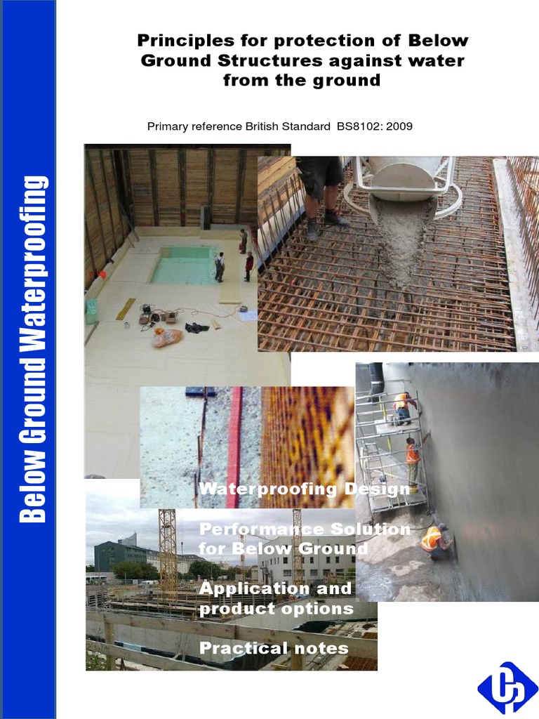 Priciples of Below Ground Waterproofing BS 8102 PDF | PDF | Deep ...