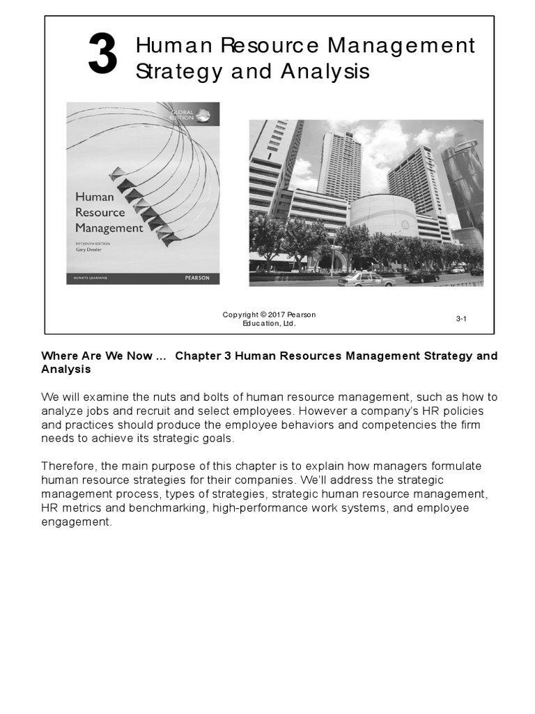 Dessler Hrm15 Inppt 03 | PDF | Strategic Management | Human Resources