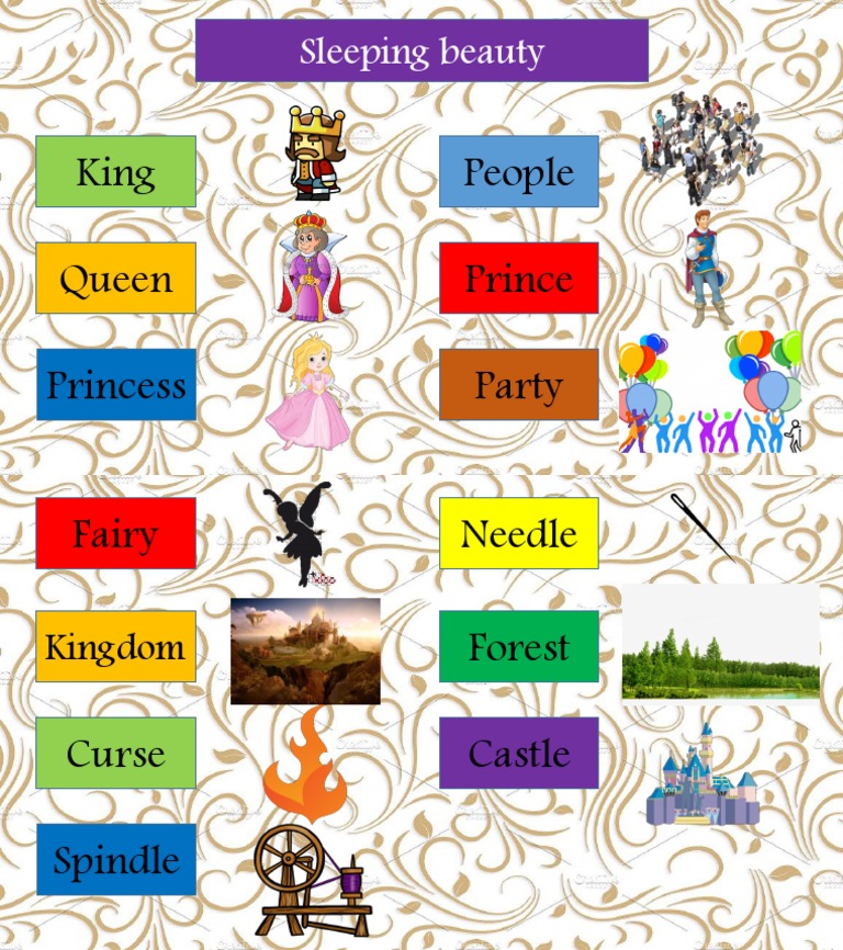 Sleeping Beauty Vocabulary | PDF