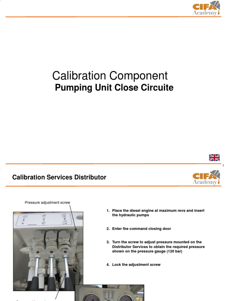 (E) Calibration Component Pumping Unit Close Circuit - en | PDF ...