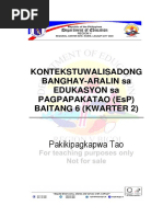 Esp6 q2 Week 1 Day 1 Pangako o Pinagkasunduan | PDF