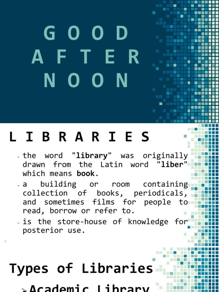 Good After Noon | PDF | International Standard Serial Number | Libraries