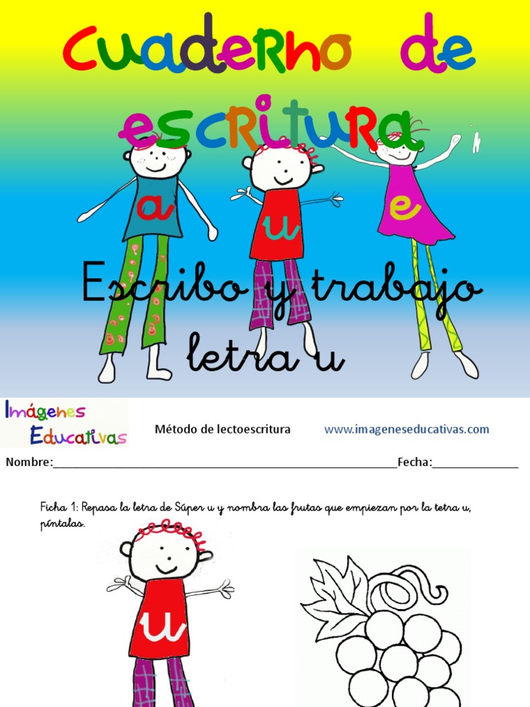 Metodo Lectoescritura Imagenes Educativas Letra U | PDF ...