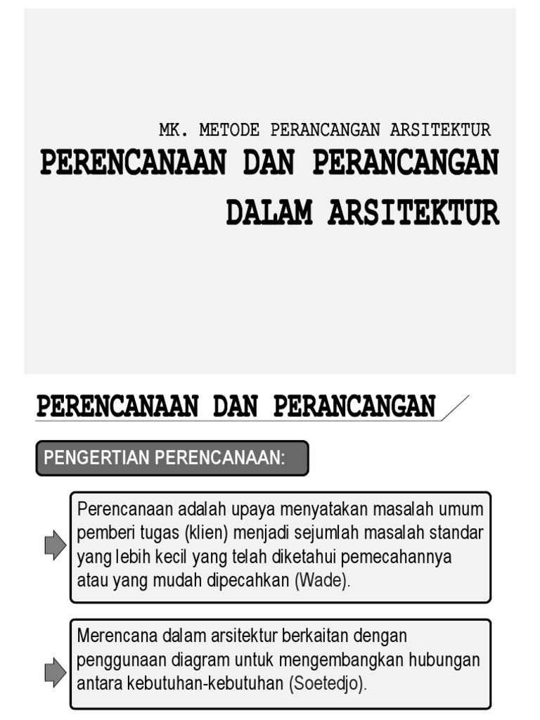1 Sesi 1 Metode Perancangan PDF 2019 | PDF | Bisnis | Seni