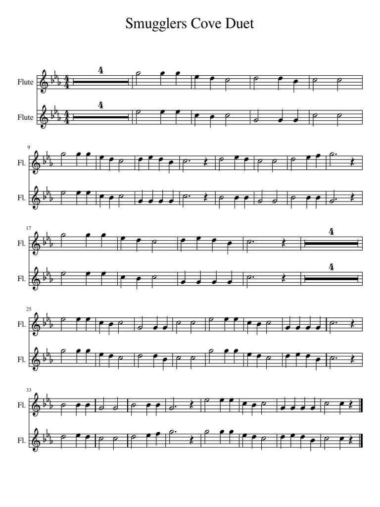 Duet For Two Flutes | PDF