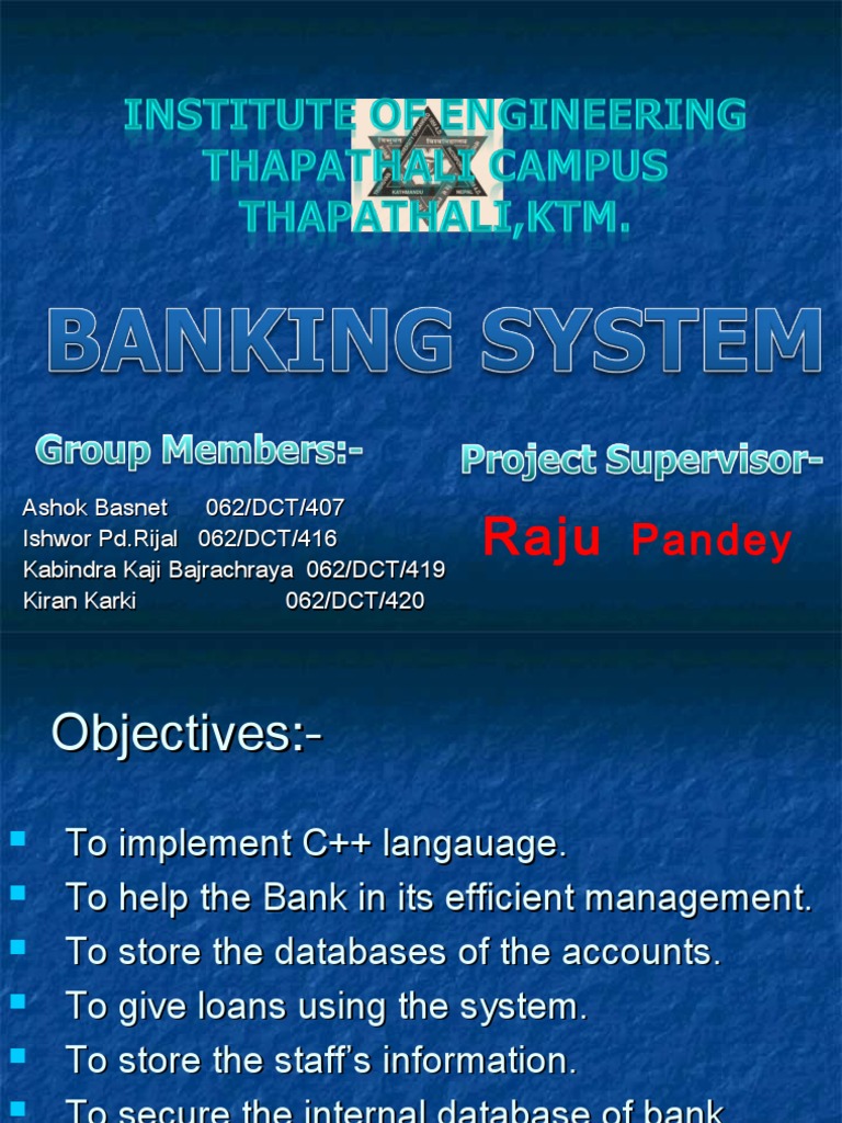 E-Banking Management System | PDF | Online Banking | Banks & Banking