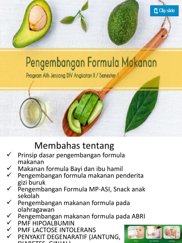 Pengembangan Berbagai Formula Makanan Khusus | PDF