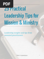 Lead Like Jesus | PDF | Humility | Leadership