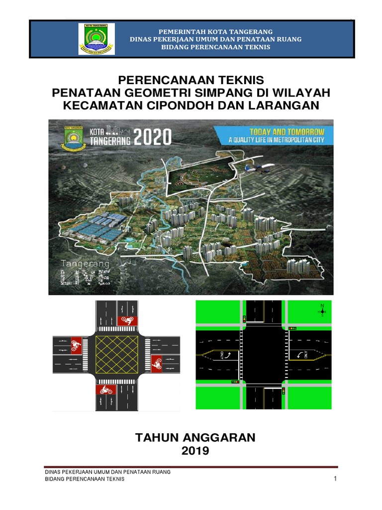 KAK Perencanaan Teknis Penataan Geometrik Simpang Di Wilayah Kecamatan ...