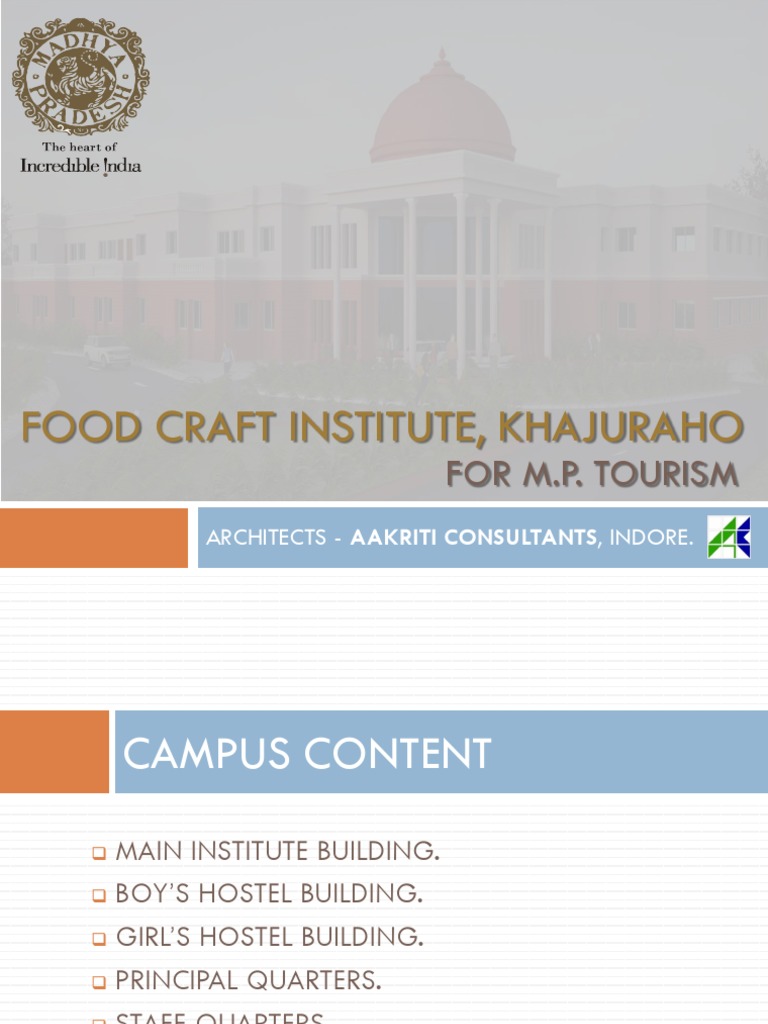 Food Craft Institute - Khajuraho 2018 | PDF | Buildings And Structures ...