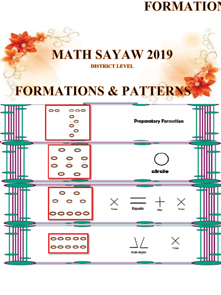Mat Sayaw Pattern | PDF