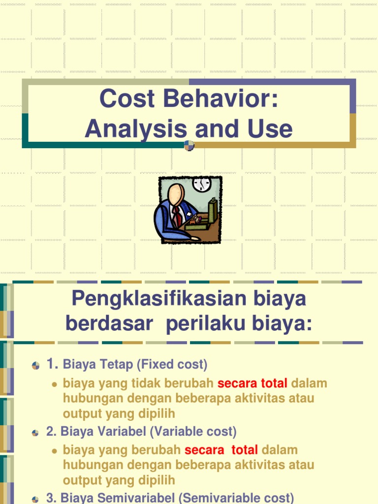 Cost Behavior: Analysis and Use | PDF | Management Accounting | Business