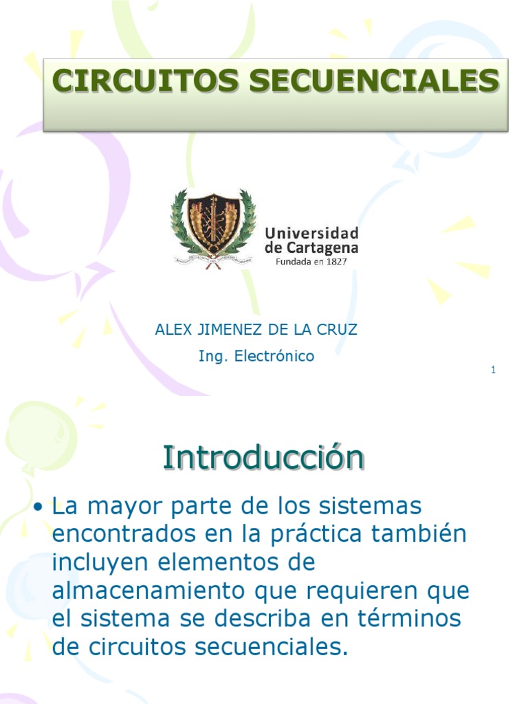 Circuitos Secuenciales | PDF | Electrónica digital | Áreas de informática