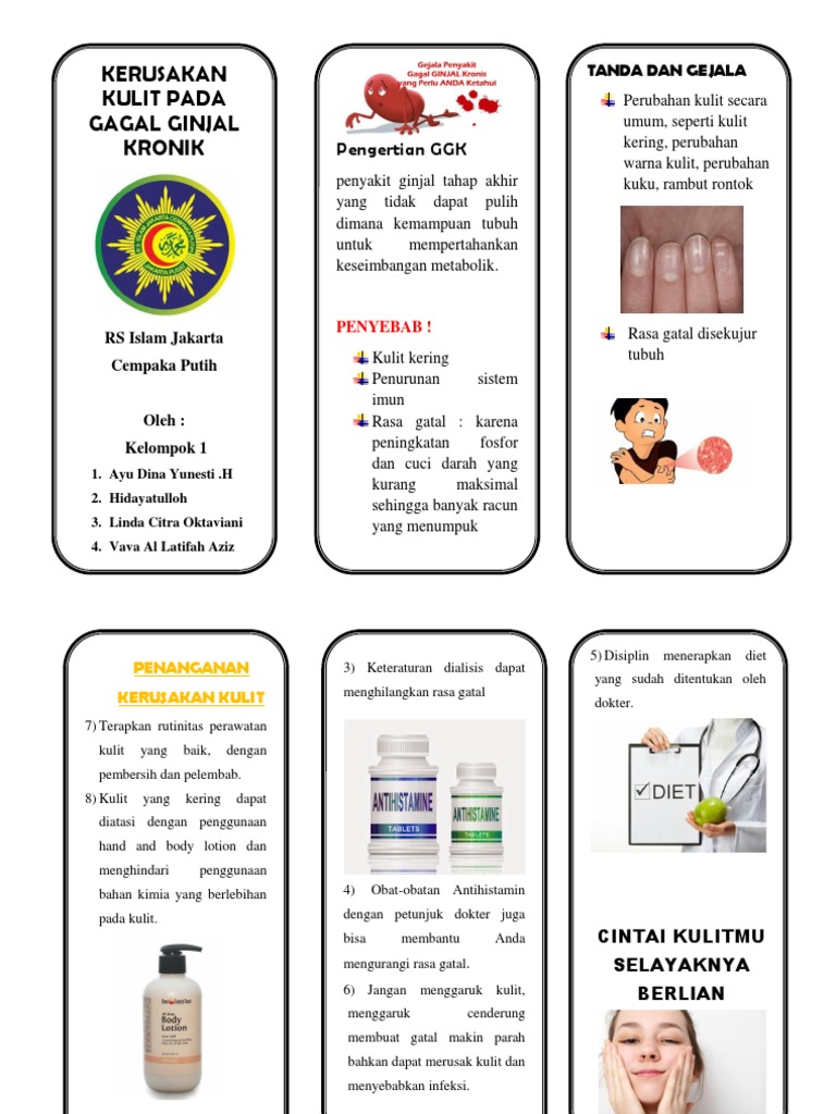 Leaflet Kerusakan Kulit Fix | PDF