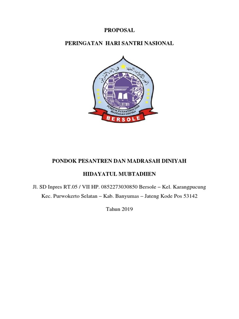 Proposal HSN PDF | PDF | Perjalanan | Kesehatan Holistik