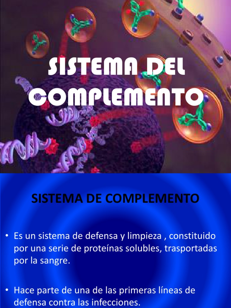 Sistema Del Complemento | PDF | Sistema complementario | Anatomia animal