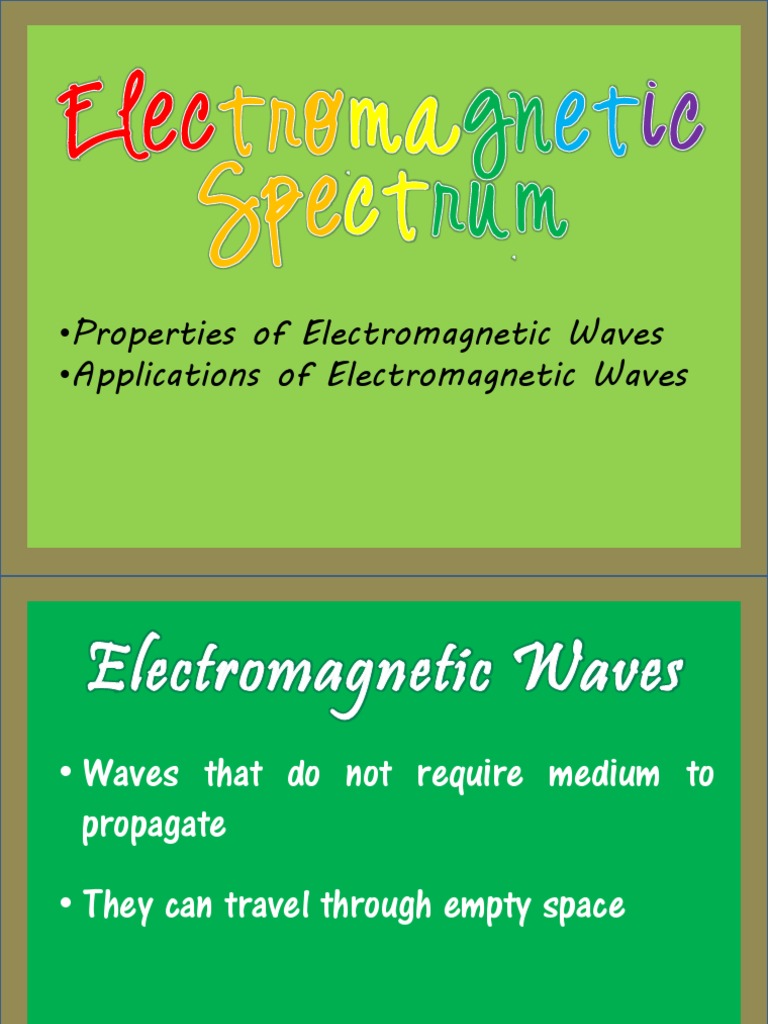 Electromagnetic Spectrum | PDF | Electromagnetic Radiation | Waves