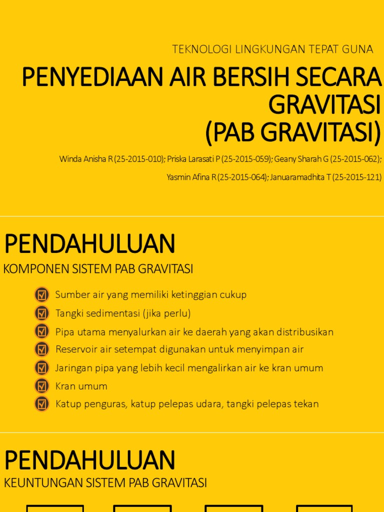 02 - Gravity Flow Water Supply | PDF