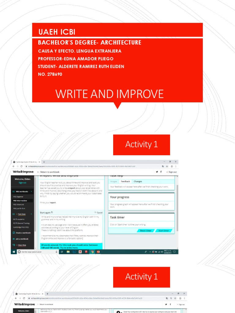 Write and Improve | PDF
