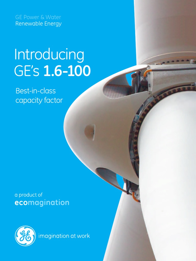 Introducing GE's: Best-In-Class Capacity Factor | PDF | Wind Turbine ...