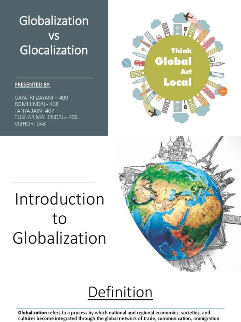 Globalization Vs Glocalization | PDF | Globalization | Mc Donald's