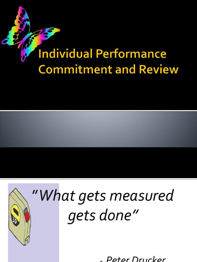 Individual Performance Commitment and Review | PDF | Efficiency | Time