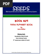 Comprehensive Farm Vocabulary List | PDF | Agriculture | Cattle