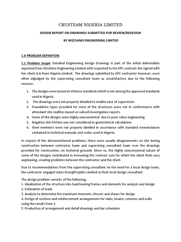 We Design Report | PDF | Structural Load | Strength Of Materials