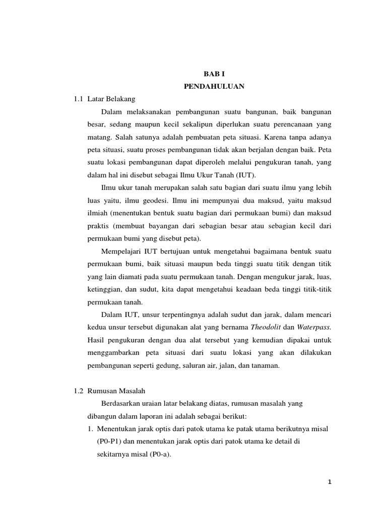 Isi Bab 1-5 | PDF