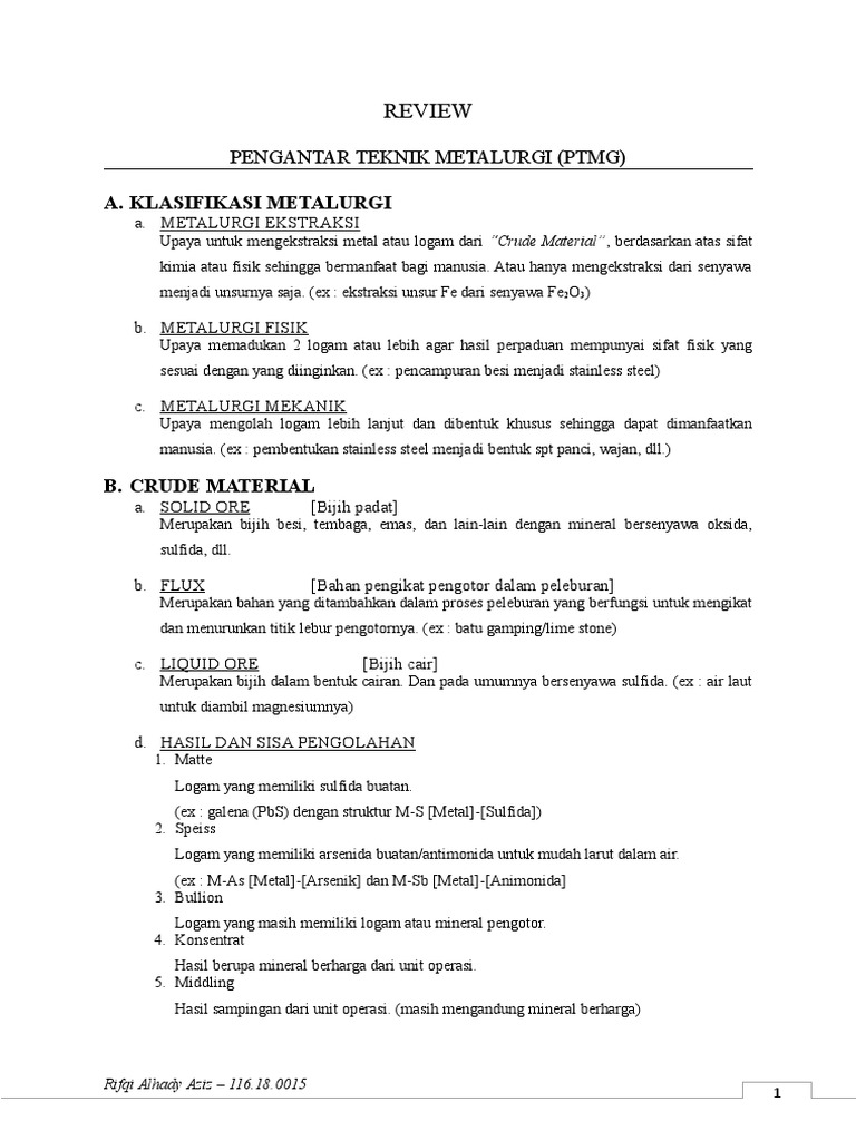 Review - PTMG | PDF