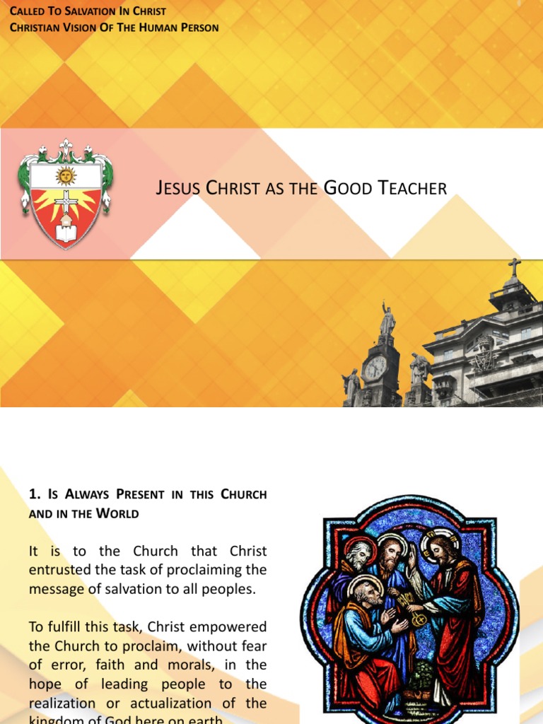 Jesus as Teacher: Salvation & Morality | PDF | God The Father | Jesus