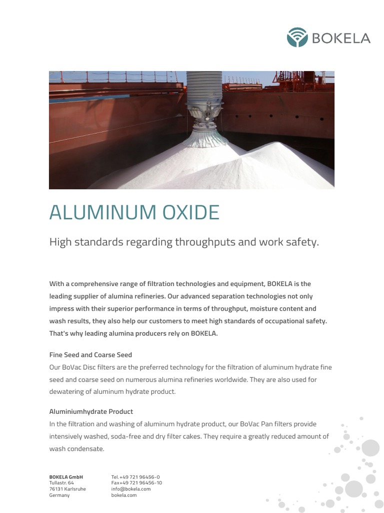Bokela Filter Technologies and Systems For The Alumina Industry Bokela ...