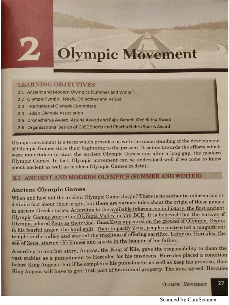 Olympic Movement | PDF