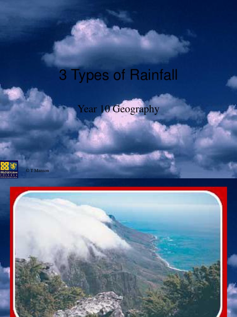 Types of Rain Fall | PDF