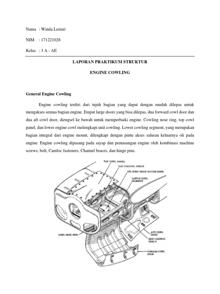 Engine Cowling | PDF