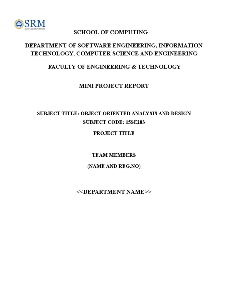 Mini Project | PDF | Unified Modeling Language | Net Beans