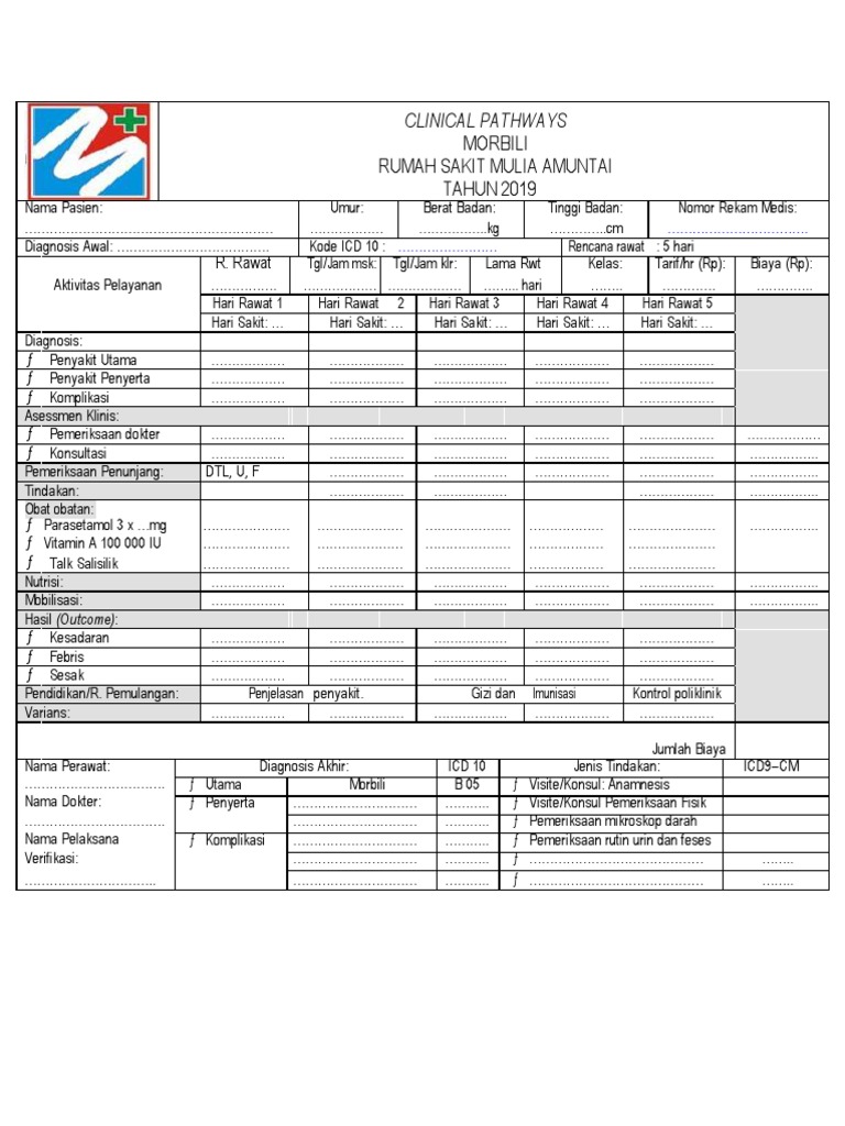 Clinical Pathways Morbili | PDF