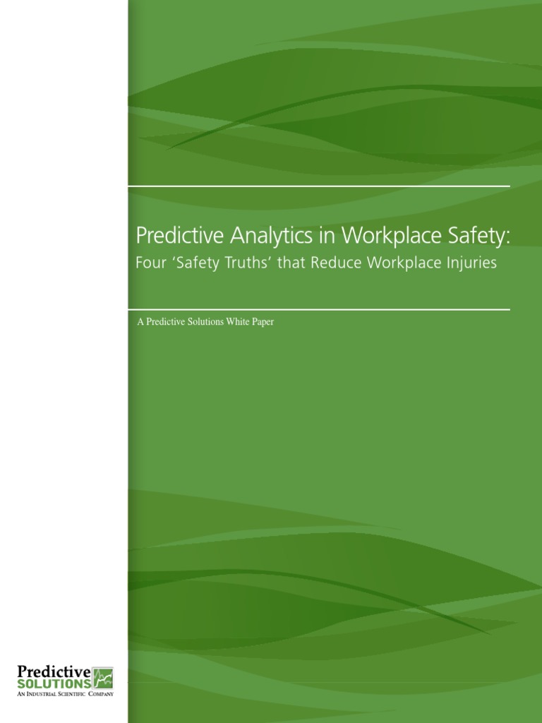 Predictive Analytics in Workplace Safety PDF | PDF | Predictive ...