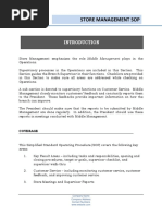 Retail Store Manager Daily Checklist | PDF | Finance & Money Management