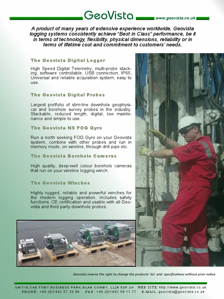 Geovista | Download Free PDF | Flow Measurement | Sampling (Signal ...