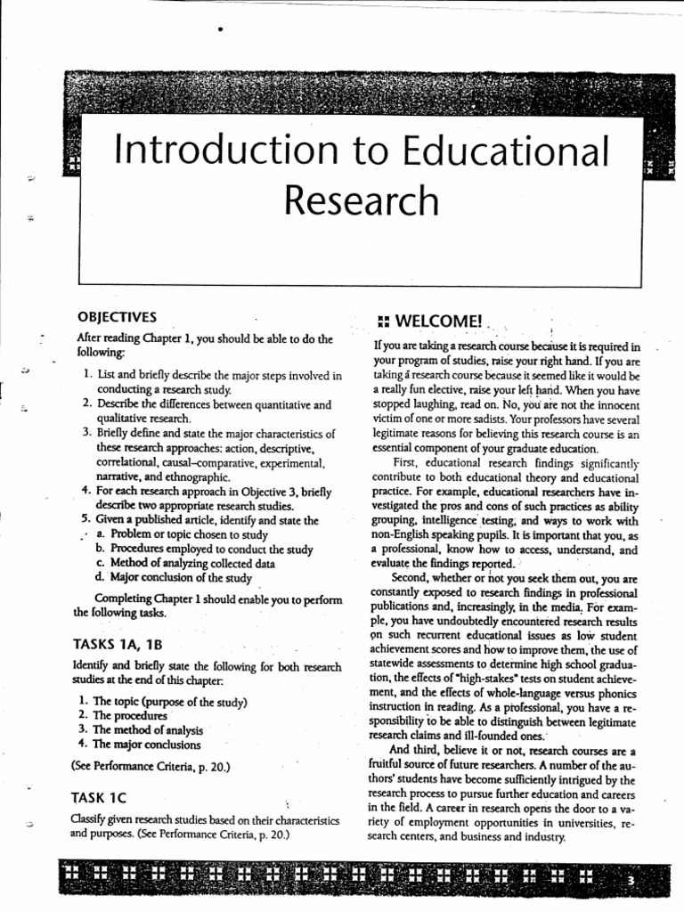 1-Intro To Educational Research | PDF | Scientific Method | Qualitative ...